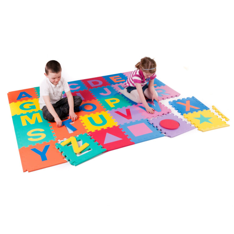 Alphabet Soft Play Mat Multi-Colour (30 pack) Soft Floor KIDS