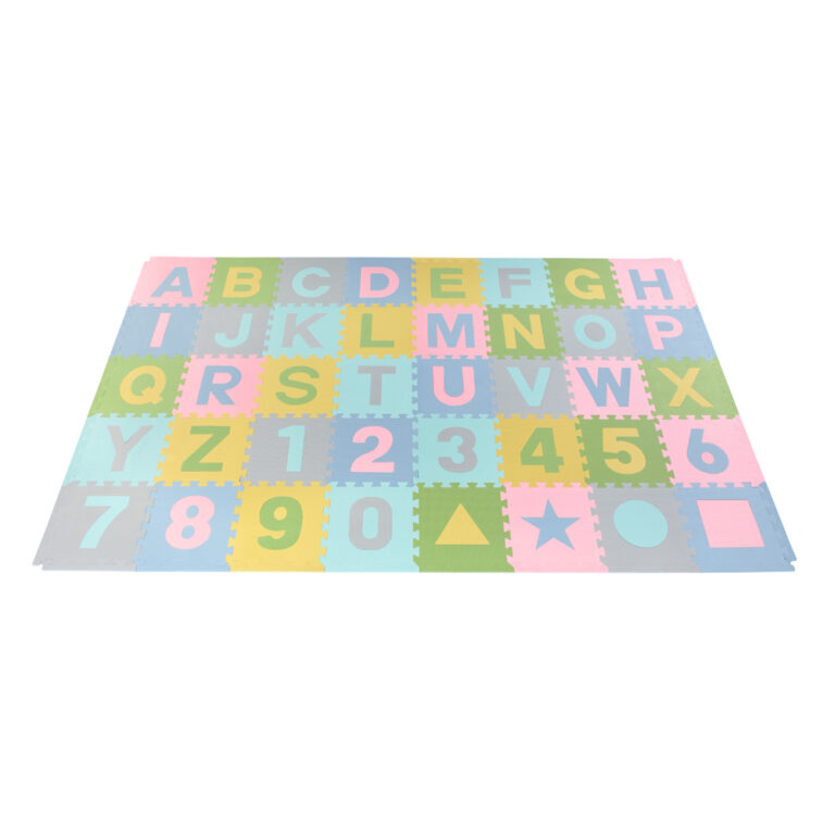 Alphabet Soft Play Mat Pastel Colours (40 pack) Soft Floor KIDS