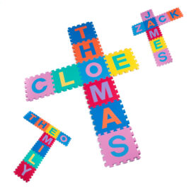 Single Letter Mats (A to Z) Soft Floor KIDS